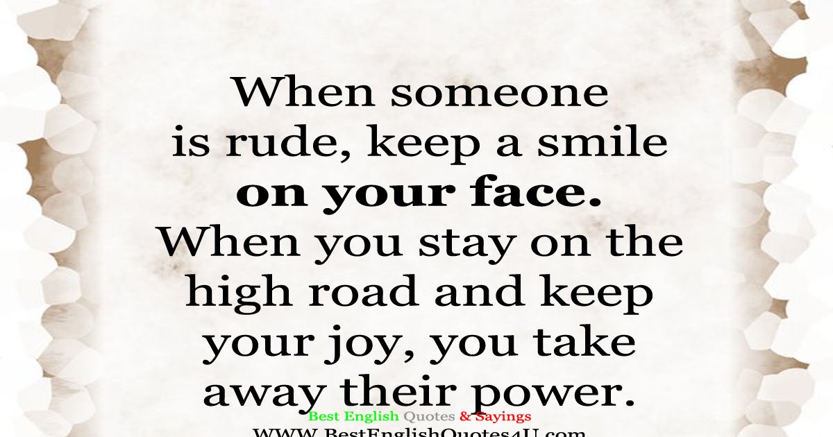 People Being Rude Quotes