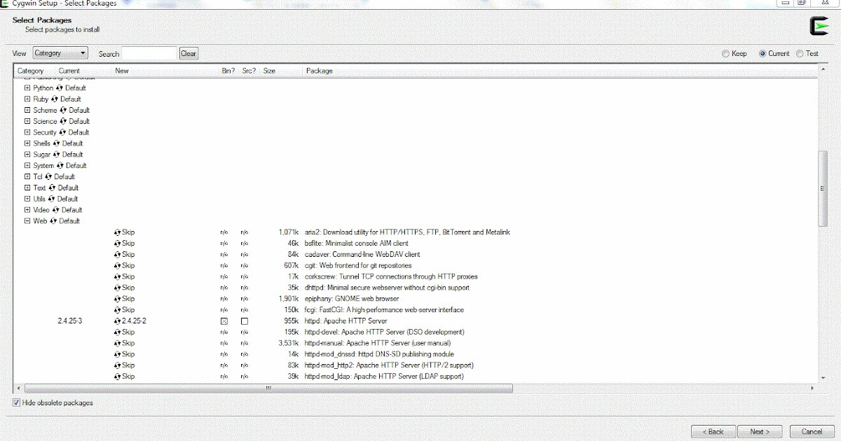 XYZ NETWORK: How to run apache httpd in cygwin