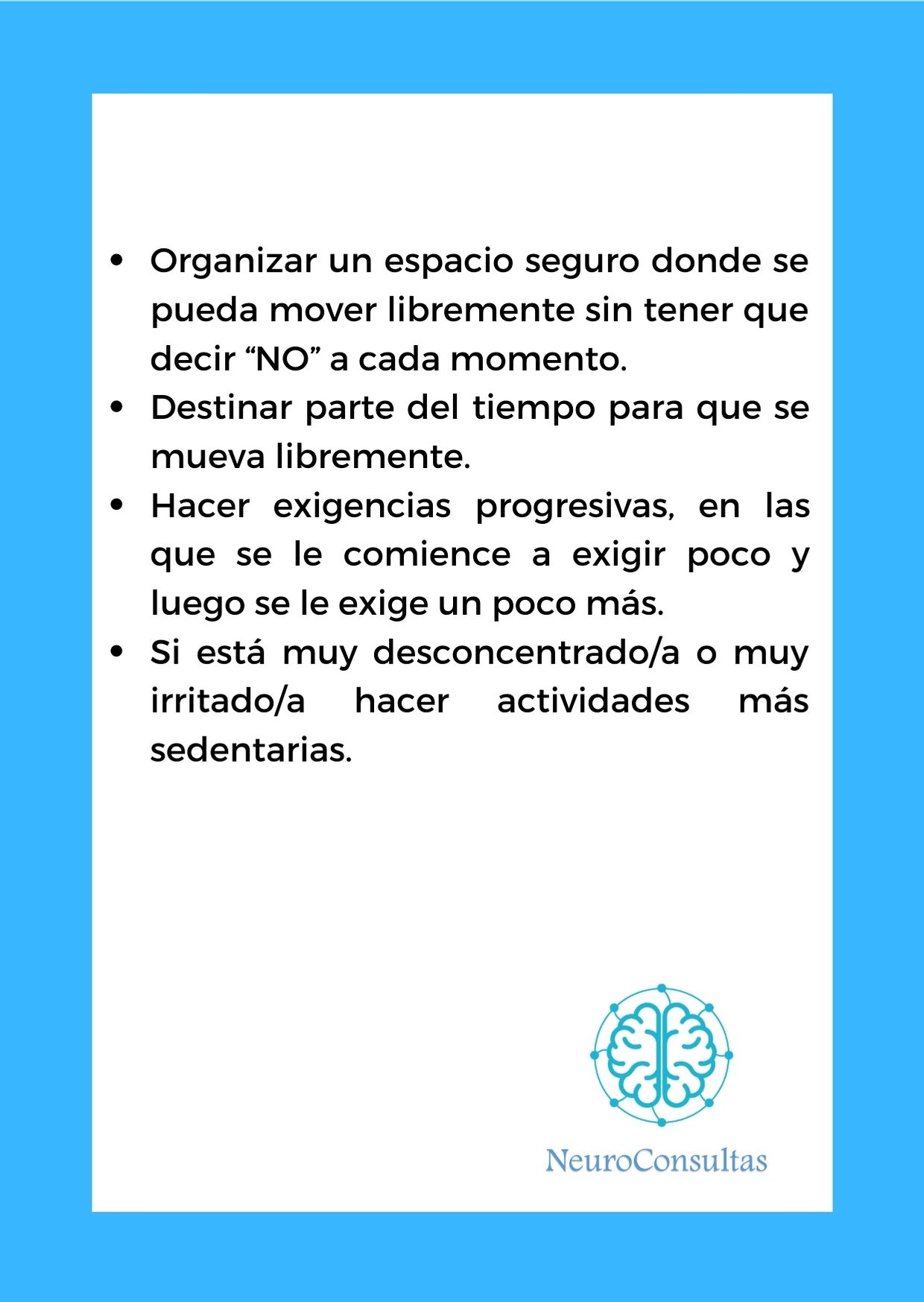 NeuroRespuestas: Consejos para reducir la inquietud motora