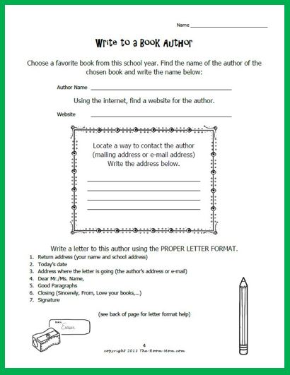 Letter Writing to Published Authors (and tips for getting a response ...