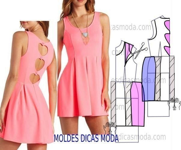 7 Modelos de vestidos com molde grátis para corte e costura - Ver e Fazer