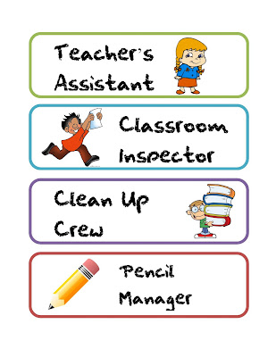 "That's What the Teacher Said...": FREEBIE Classroom Job Labels