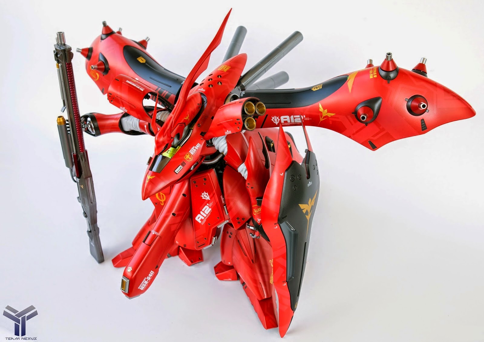 Gundam Family: RE/100 MSN-04II Nightingale Custom Build with LED