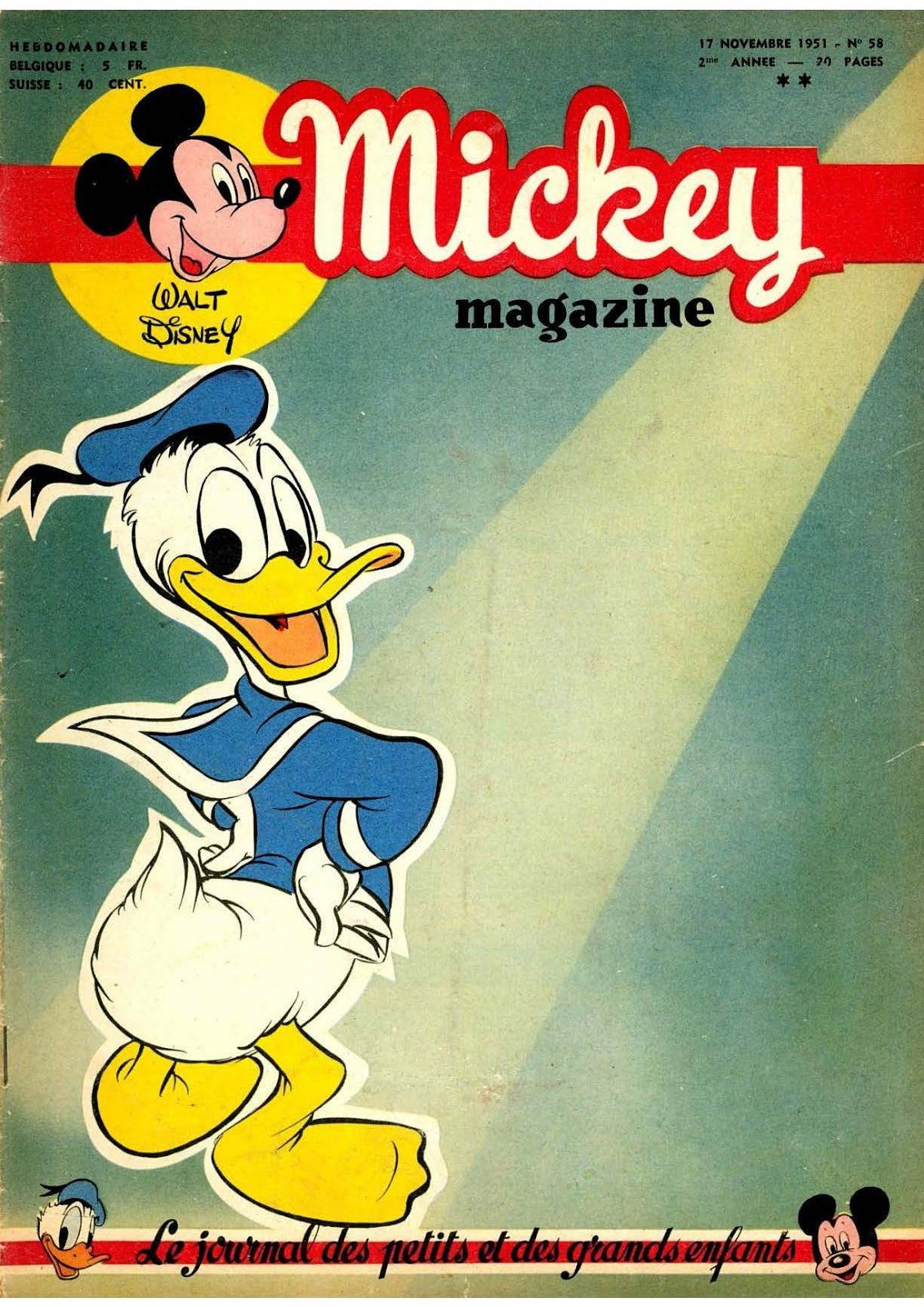 Le journal de Mickey: Mickey magazine 058