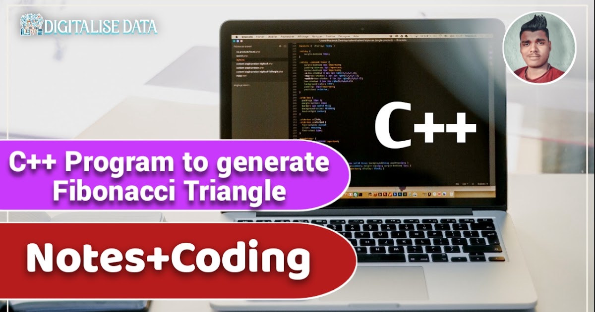 C Program To Generate Fibonacci Triangle Coding By Digitalise Data