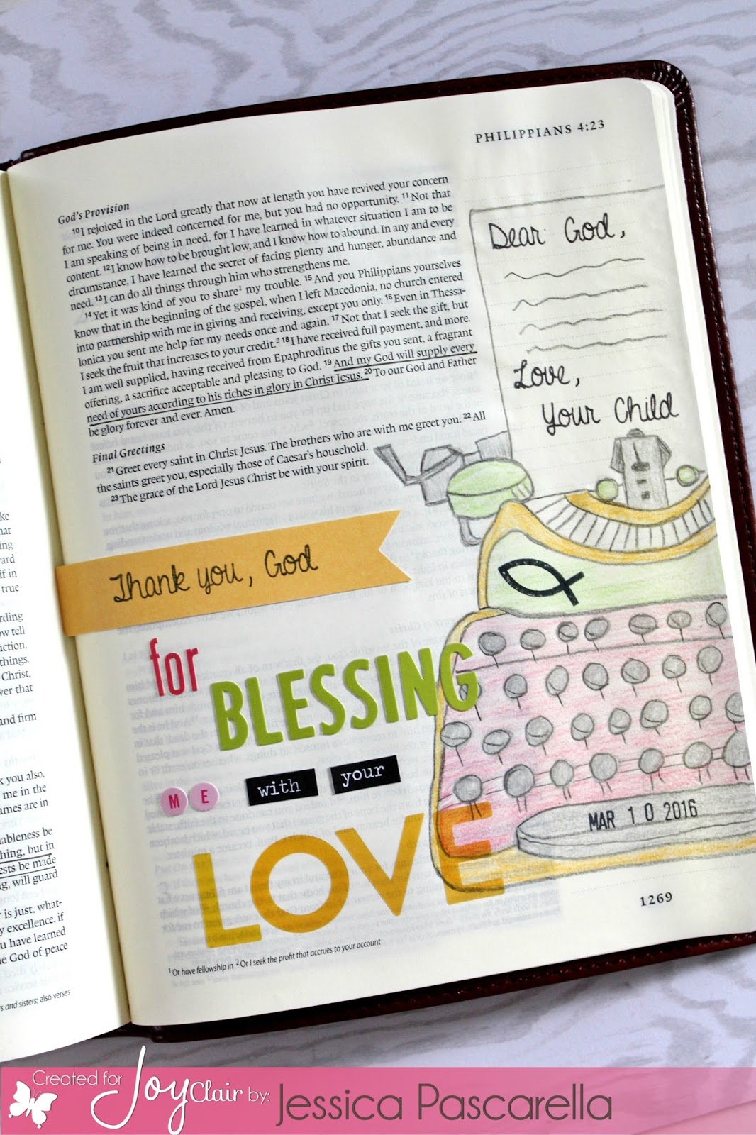 Kissin' Krafts: Joy Clair - Letter to God