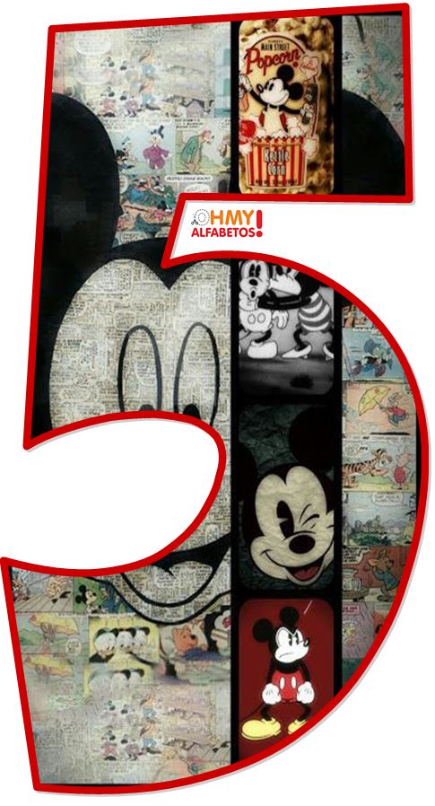 Abecedario de Escenas de Mickey Mouse. Mickey Mouse Abc. - Oh my Alfabetos!