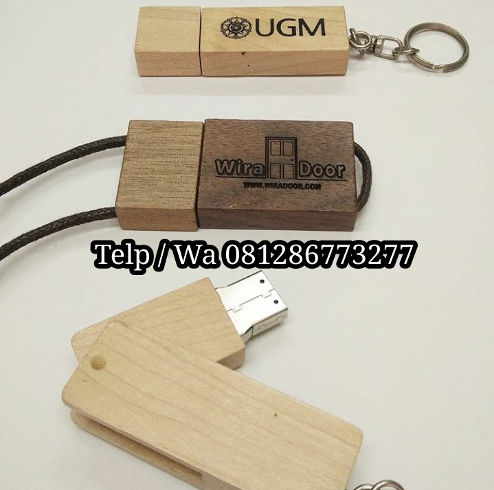 FLASHDISK KAYU CUSTOM LOGO - USB KAYU CUSTOM LOGO PROMOSI - MEDIA ...