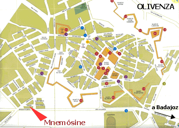 Mapas y planos turísticos de Olivenza - Conmimochilacuestas