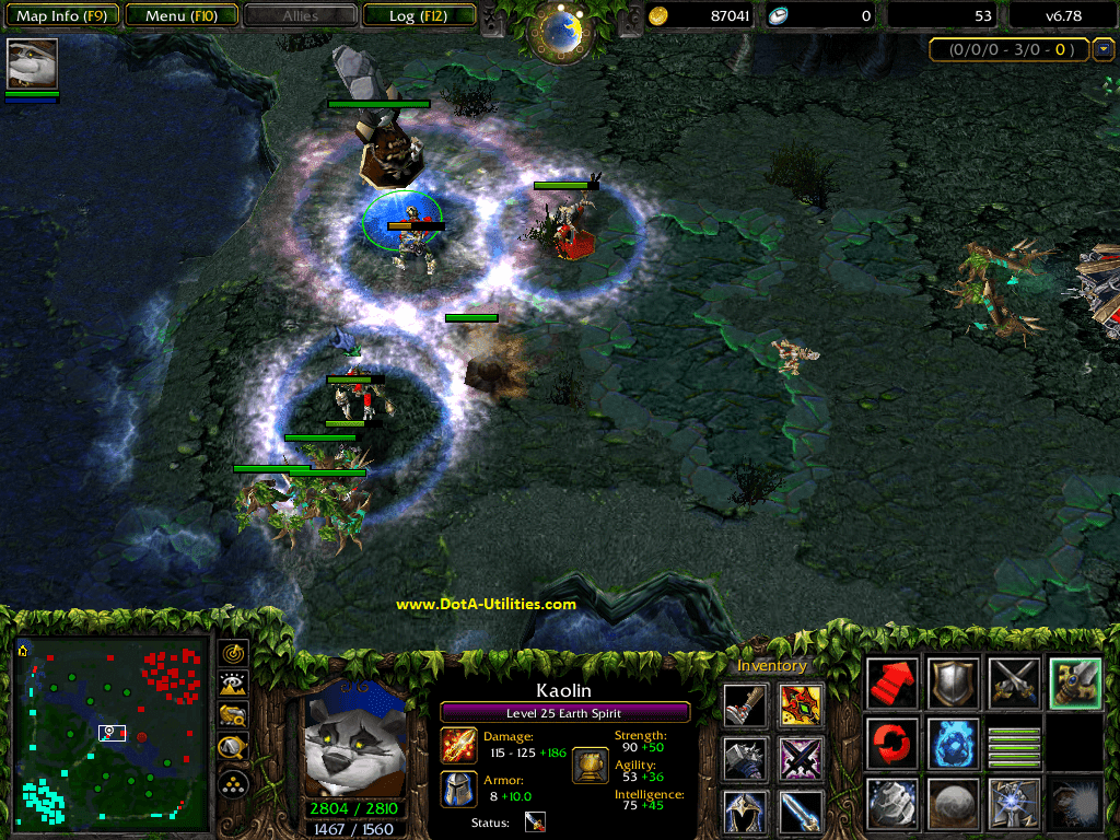Dota Newest map and AI Corner: Kaolin, Earth Spirit - DotA Strategy Guide