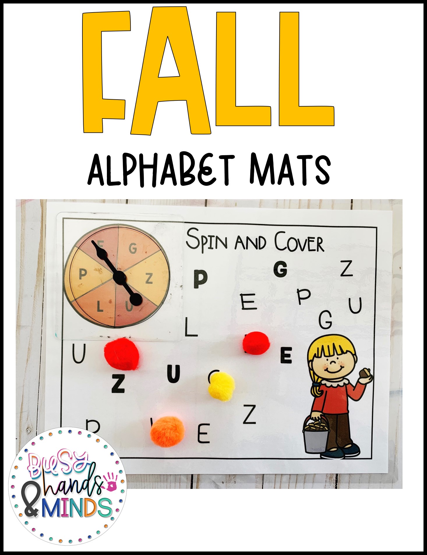 Fall Alphabet Mats | Busy Hands and Minds