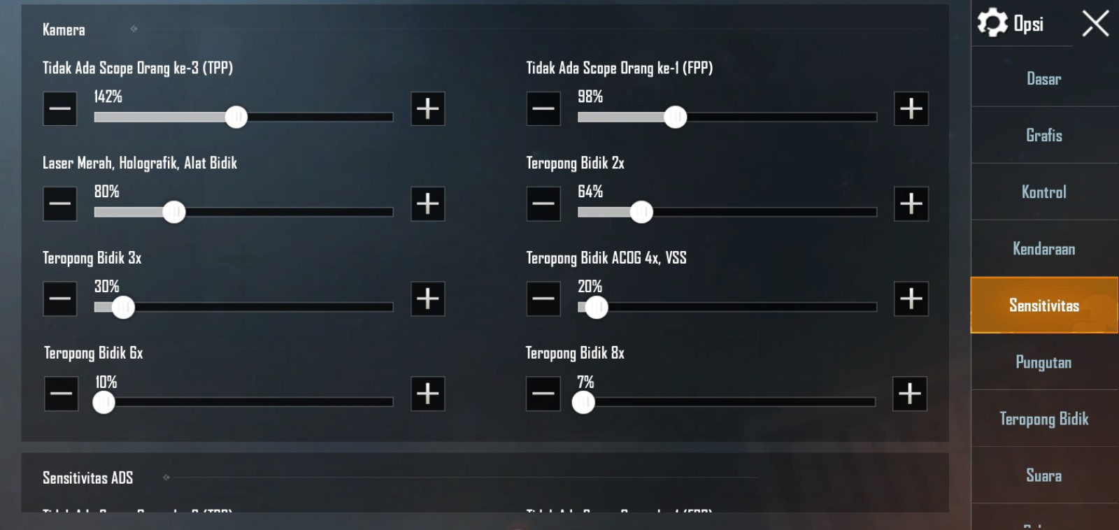 Setting Sensitivitas Pubg Mobile Android No Recoil 2021