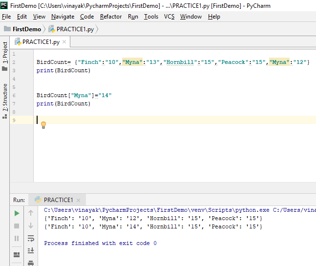 Programming with aarti: Python dictionary questions with answers ...