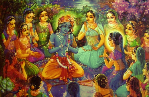 Vishnudut1926: The Gopis naturally fall for Him head over heels