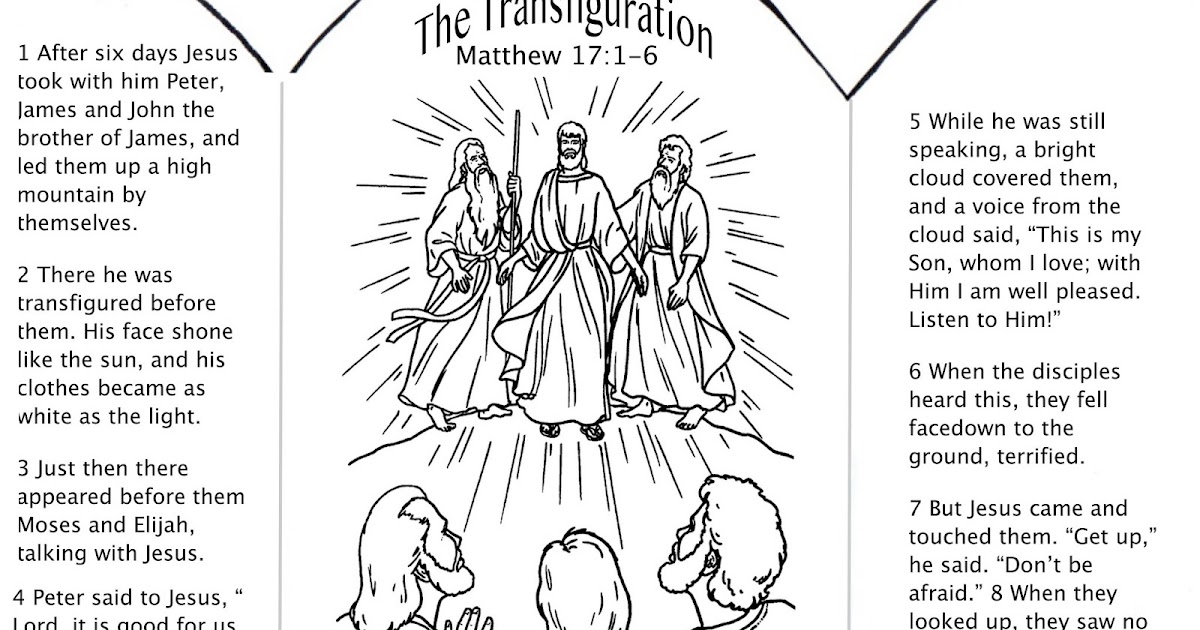 Sunday School Fun: Transfiguration of Christ