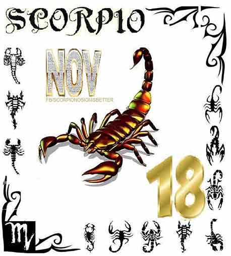 Scorpio Born on November 18