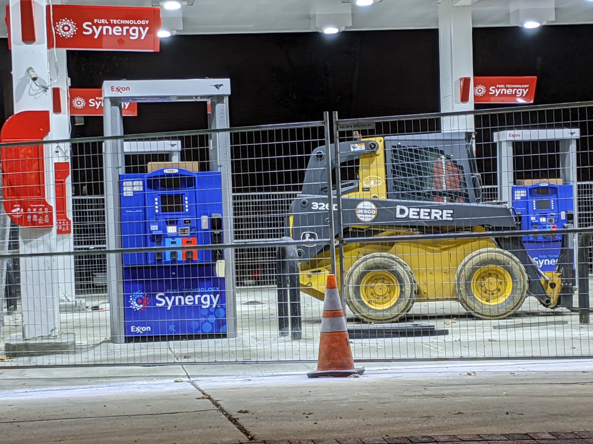 Robert Dyer @ Bethesda Row: New gas pumps installed at Bethesda Exxon ...