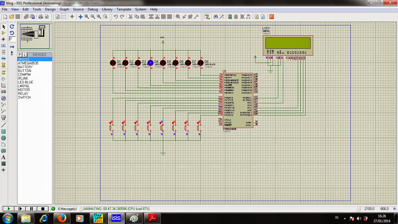 Menghidupkan led dengan push button menggunakan mikrokontroler atmega ... Menghidupkan led dengan push button menggunakan mikrokontroler atmega ...