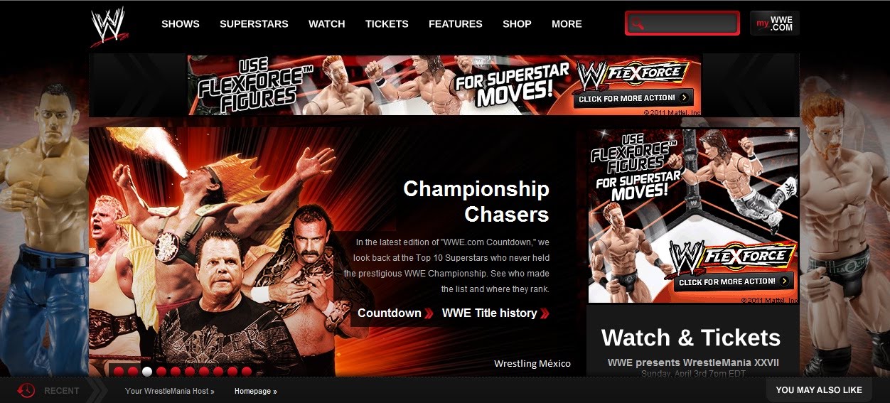 ZONA WWE EN ESPAÑOL: WWE.com tiene nuevo diseño