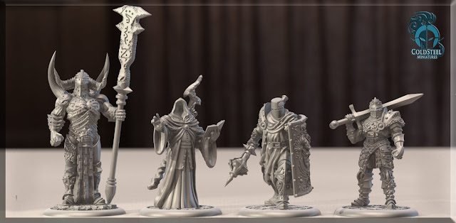 Wargame News and Terrain: Cold Steel Miniatures: New Fantasy Miniatures ...