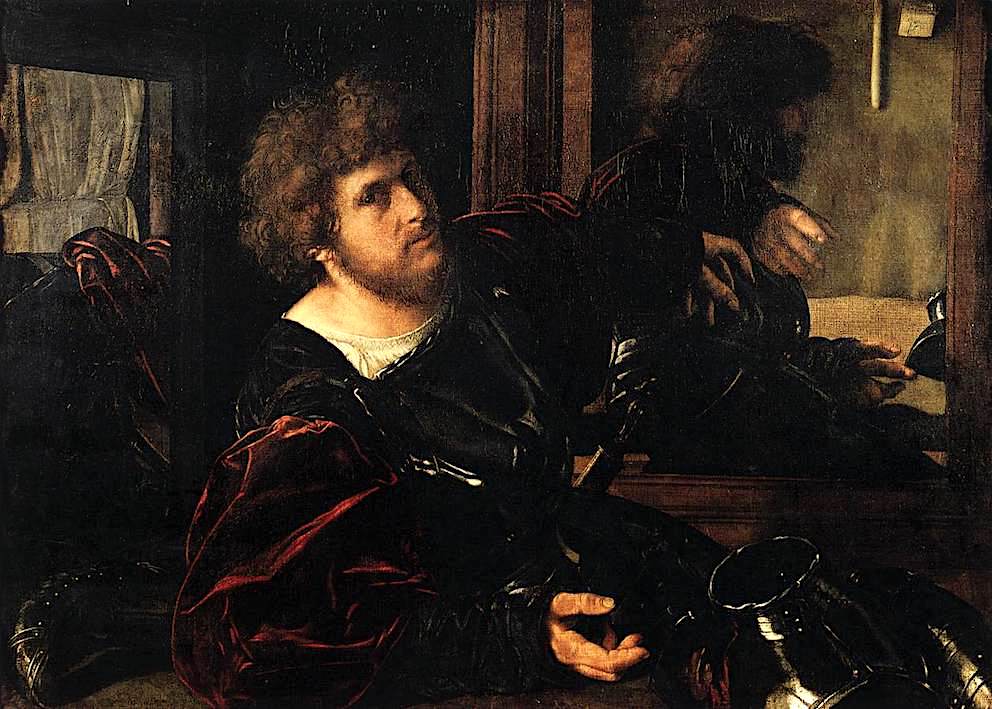 Giovanni Girolamo Savoldo (1480-1548) Autoportrait ou Portrait d'un ...