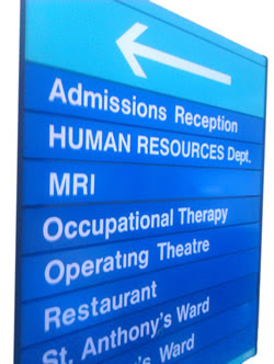 Hospital Signboards and Emergency Codes