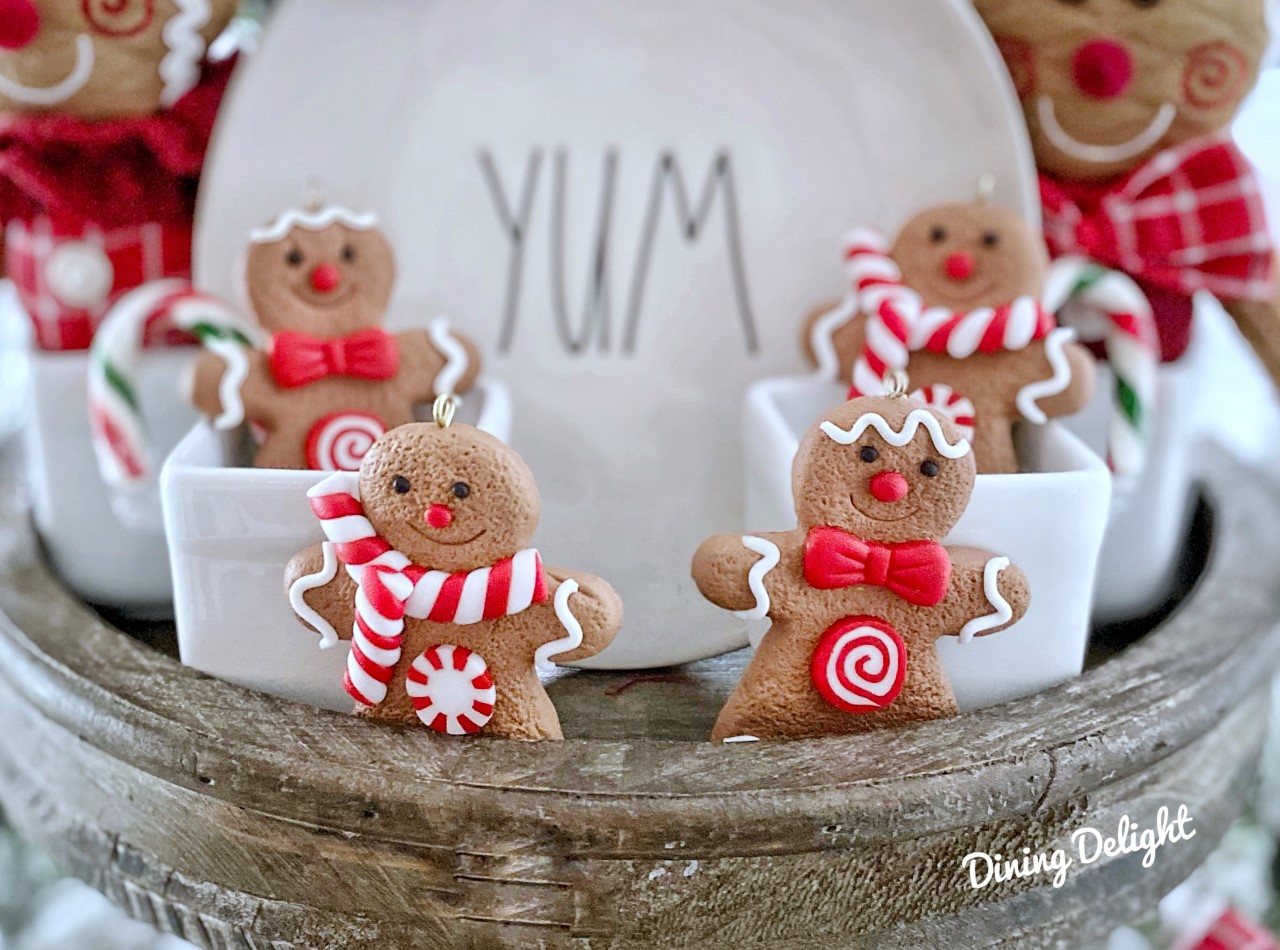 Dining Delight: Gingerbread Themed Tiered Tray