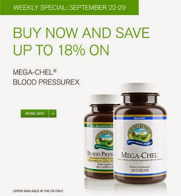 Bens Herbs Place: Save Up To 18% On Mega-Chel & Blood Pressurex - 9/22 ...