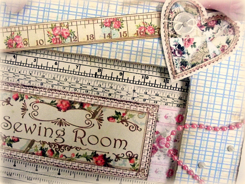 Creating from the Heart: ♥ Sewing Room Frame ♥