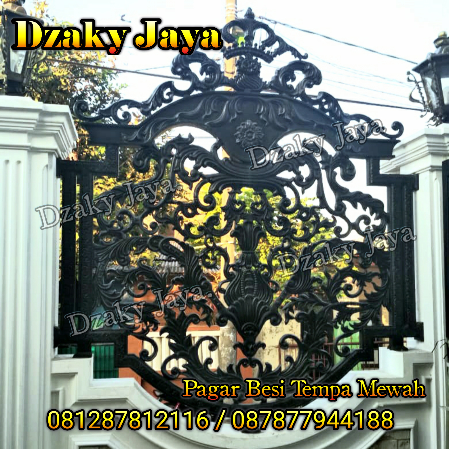 Pagar Tempa Mewah - Pusat Pagar Besi Tempa Klasik