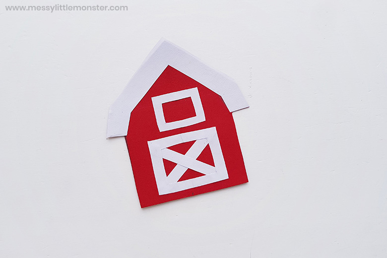 Farm Animal Craft (with template) - Messy Little Monster