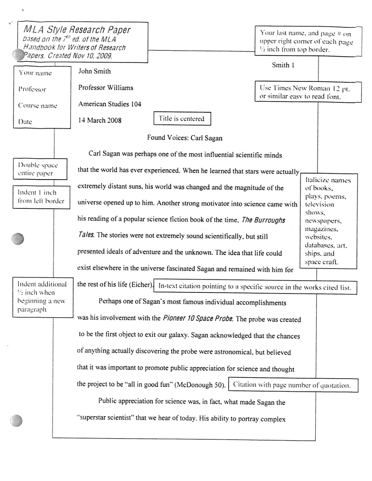 The Writing Center Blog Example Of A MLA Style Research Paper The Writing Center Blog Example Of A MLA Style Research Paper