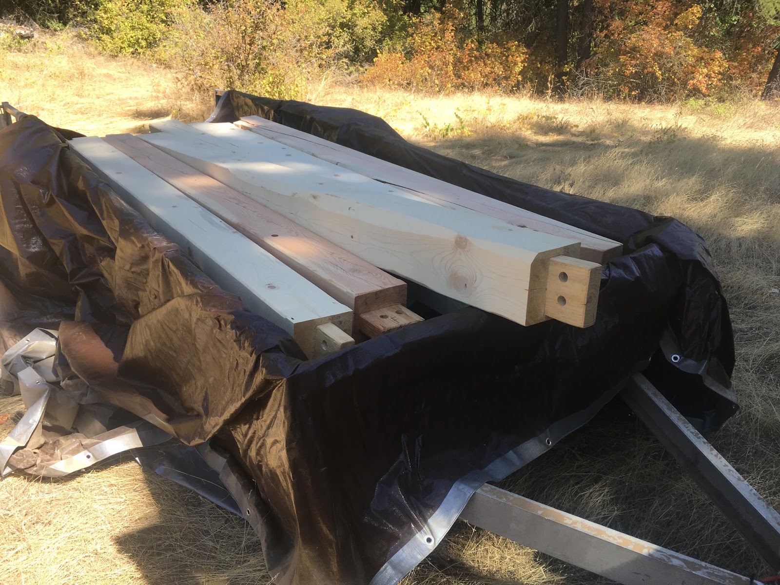 Timber Framing a North Idaho Cabin