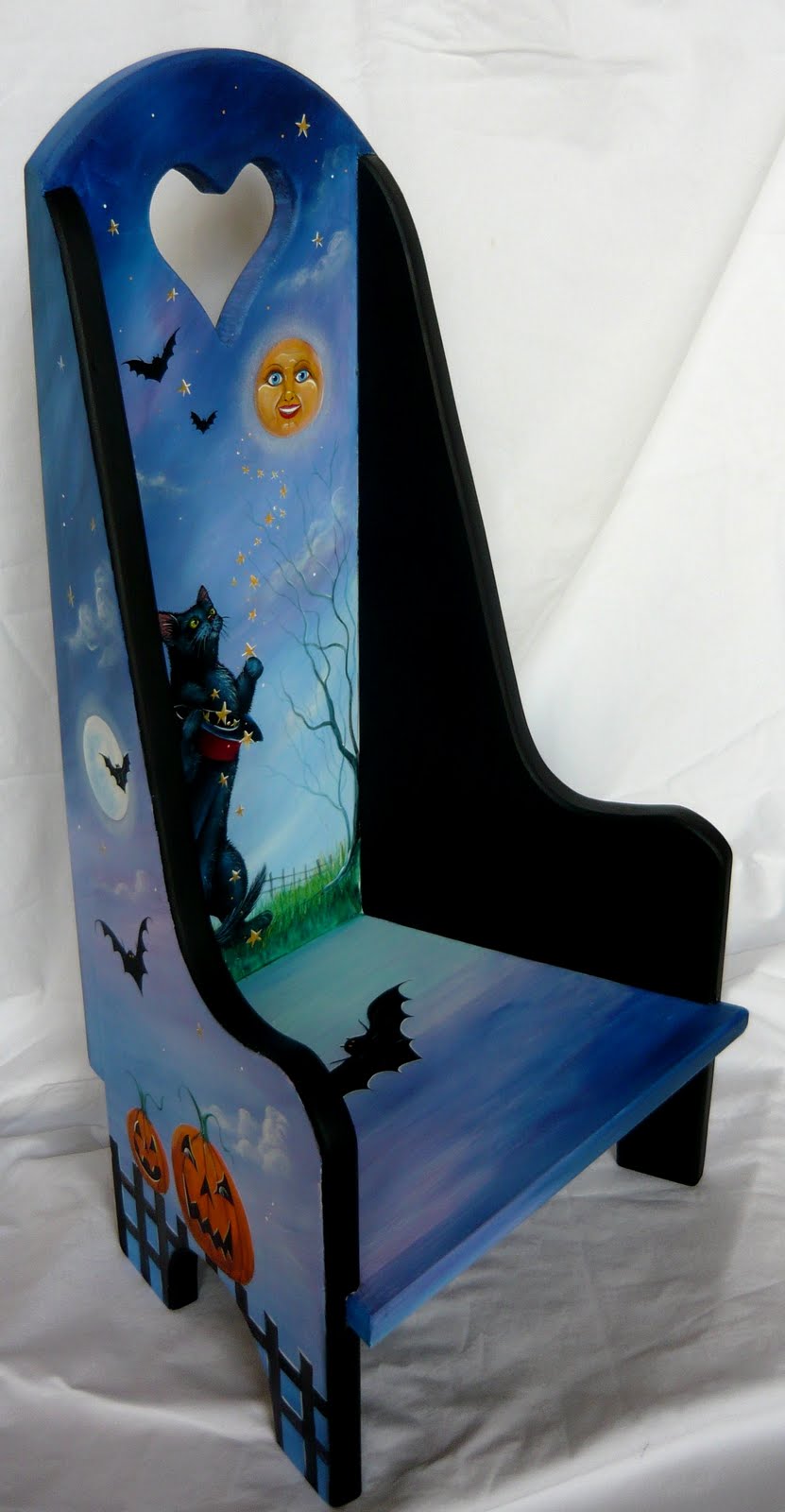 MAGIC BRUSH STUDIO: Black Cat "Hocus Pocus" HP Vintage Child's /Doll ...