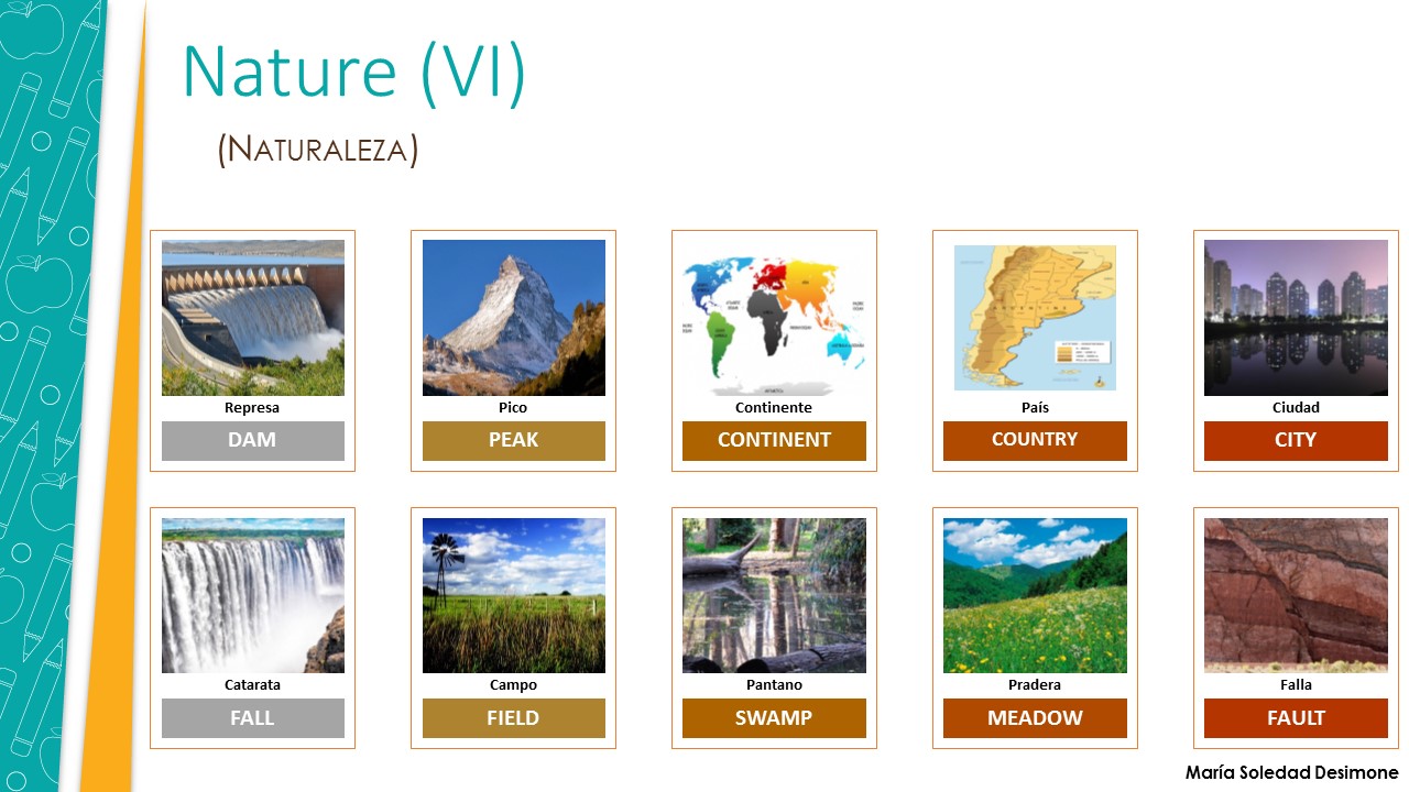 Cultura y TIC: INGLÉS. VOCABULARY. NATURE (NATURALEZA)