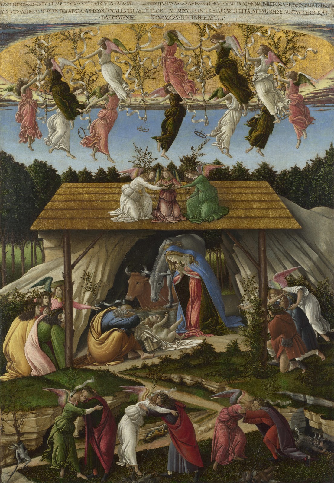 Sandro Botticelli | Mystic Nativity / Natività mistica, 1501 | Tutt'Art ...
