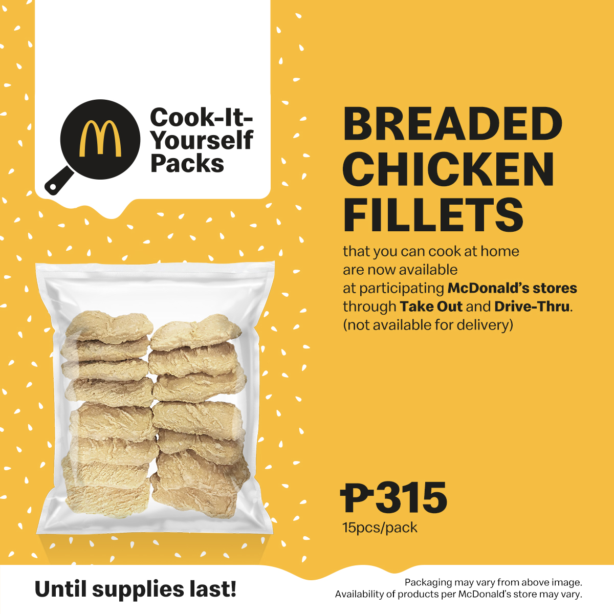 Sand Under My Feet: McDonald's Breaded Chicken Fillets are now ...