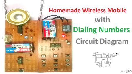 How to make wireless mobile phone with dialing number