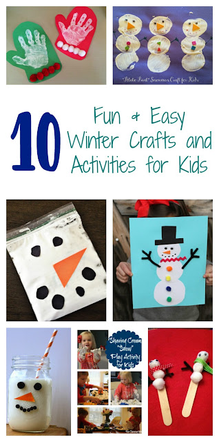10 Winter Crafts & Activities for Kids This Month