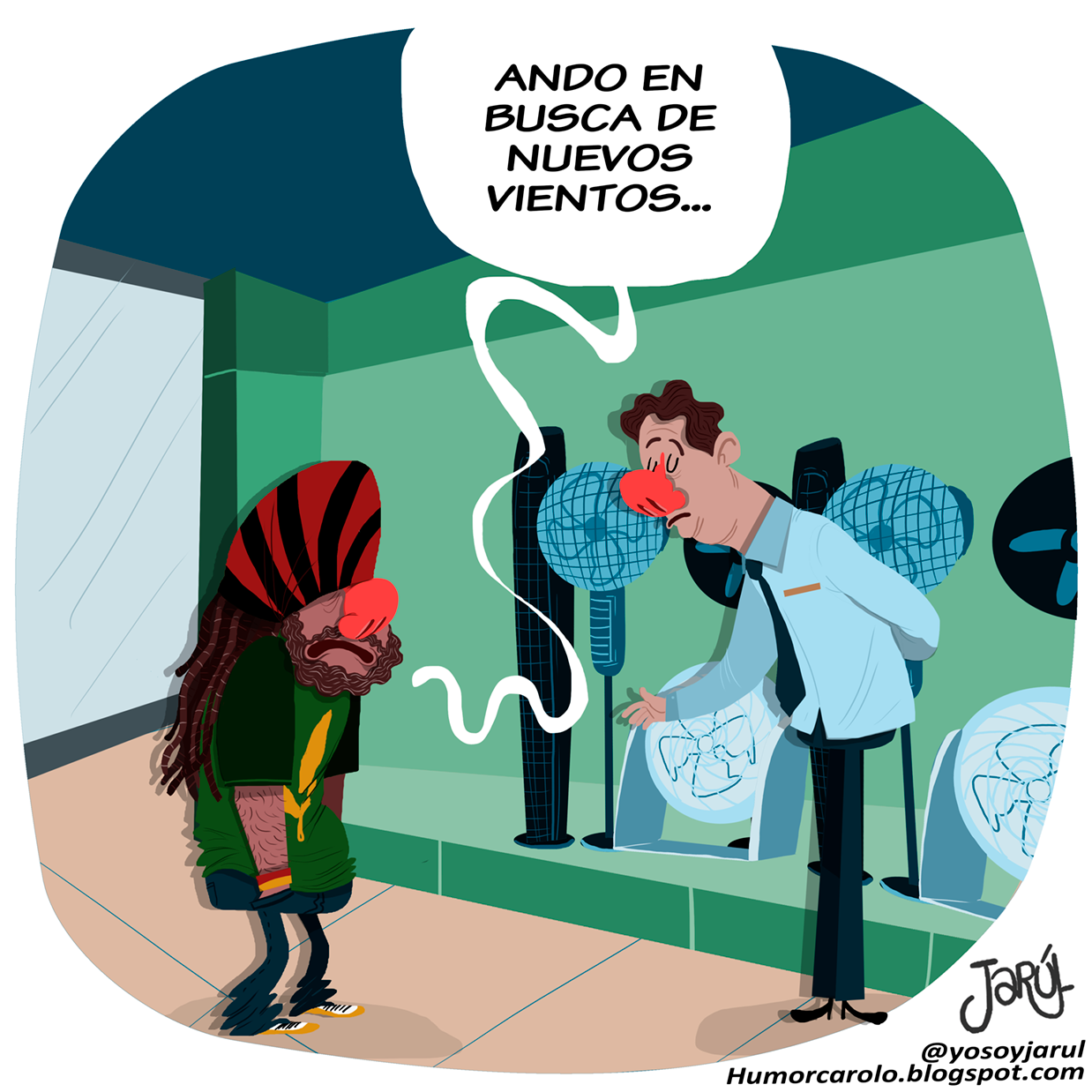 Humor Carolo por Jarúl : En busca de nuevos vientos