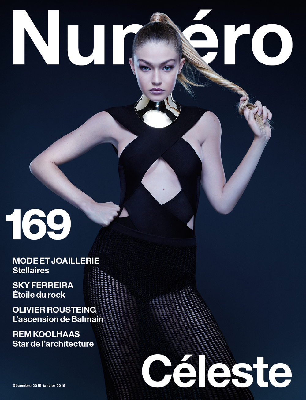 Smartologie: Gigi Hadid for Numero Magazine December 2015 - First Look