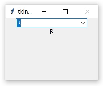 小狐狸事務所: Python 內建 GUI 模組 tkinter 測試 (十四) : Combobox 元件