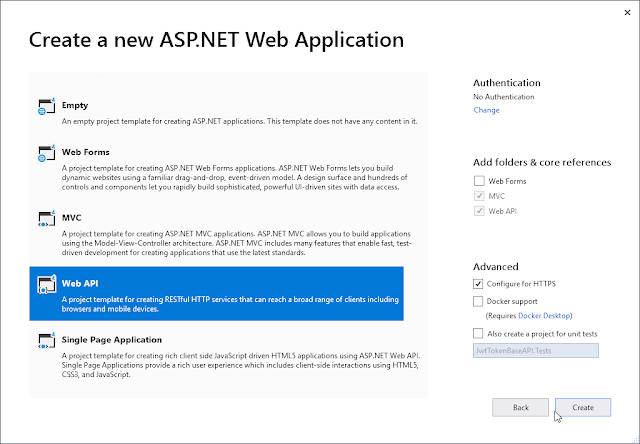 Securing Webapi Using Json Web Token Jwt In Web Api C