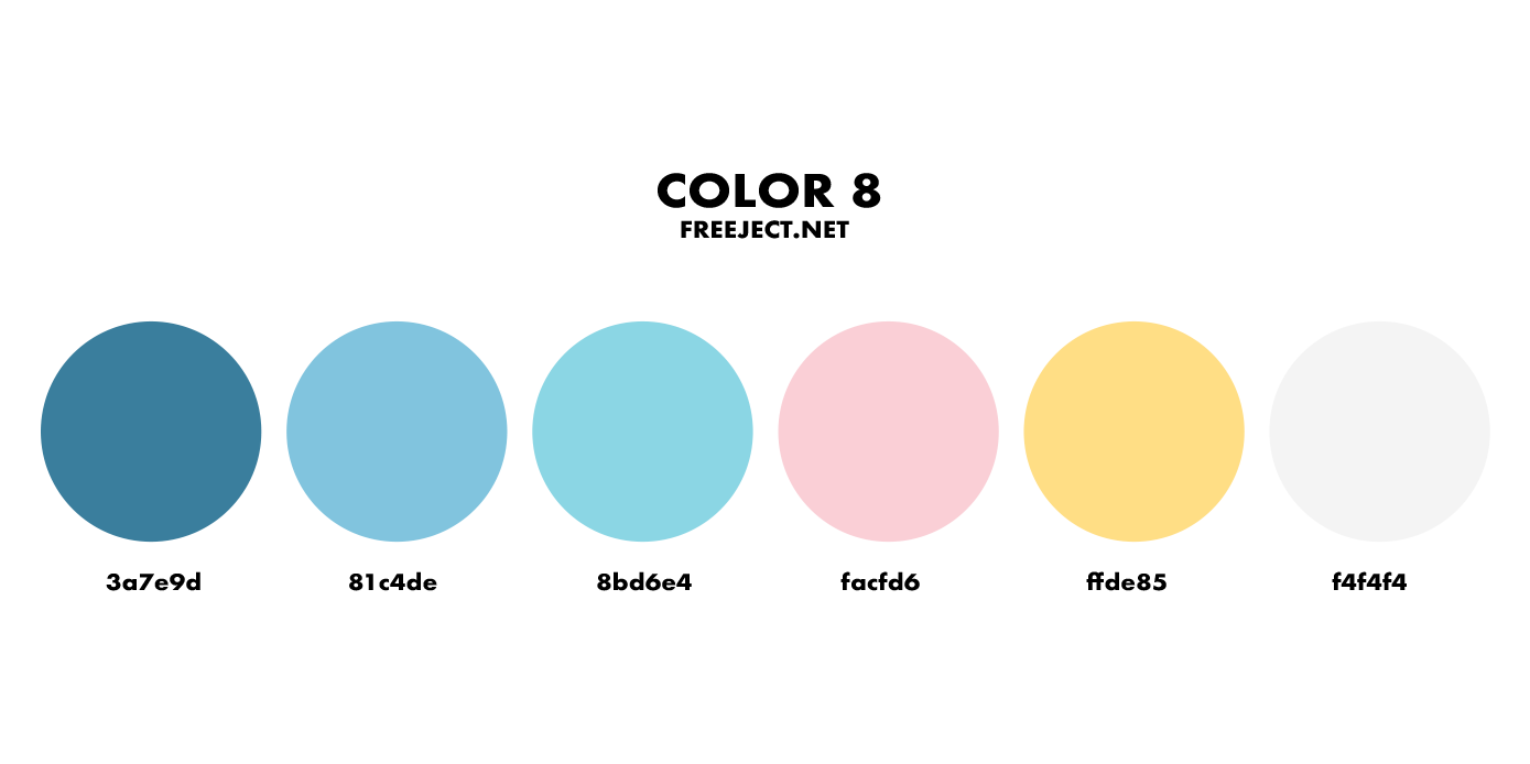 Color Palette PNG - 6 Color Combinations