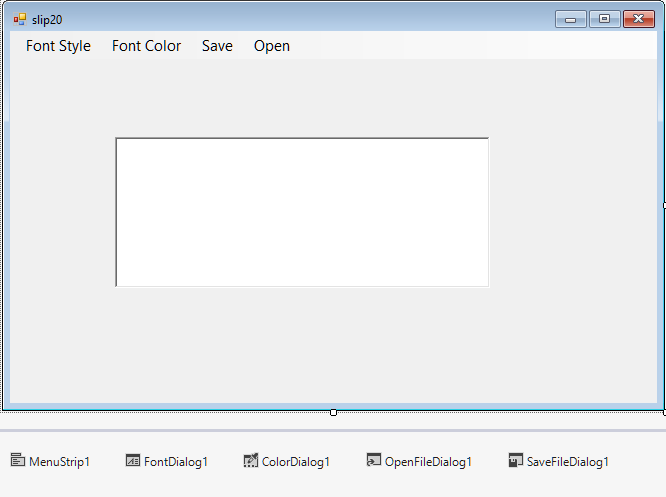 Write a VB.NET program to do the following operations on RichTextBox ...