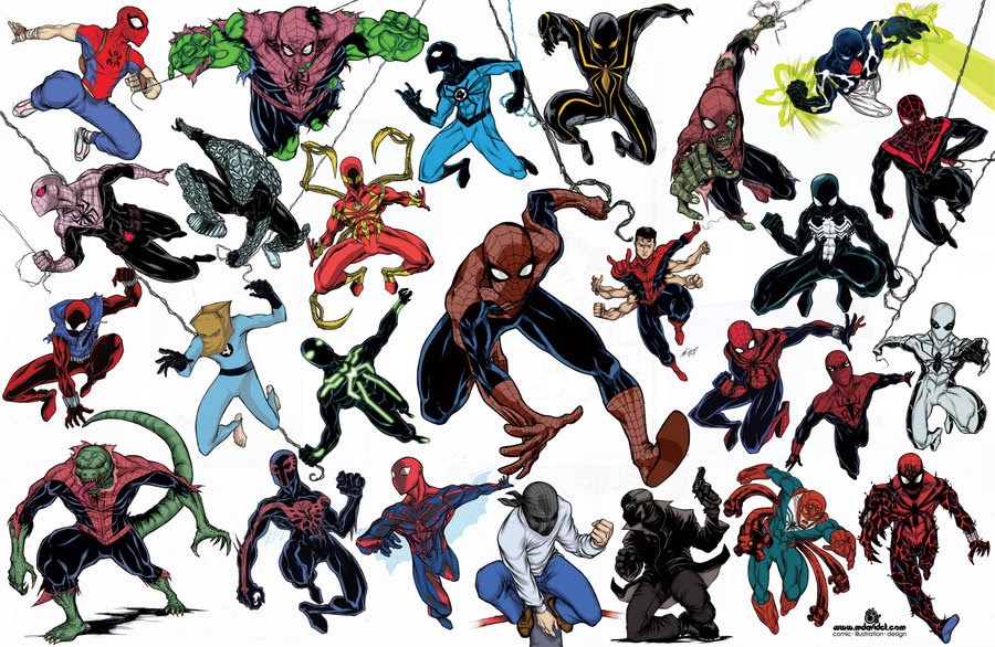 @fter-studio: Spiderman, 26 variantes de Marco David Carrillo