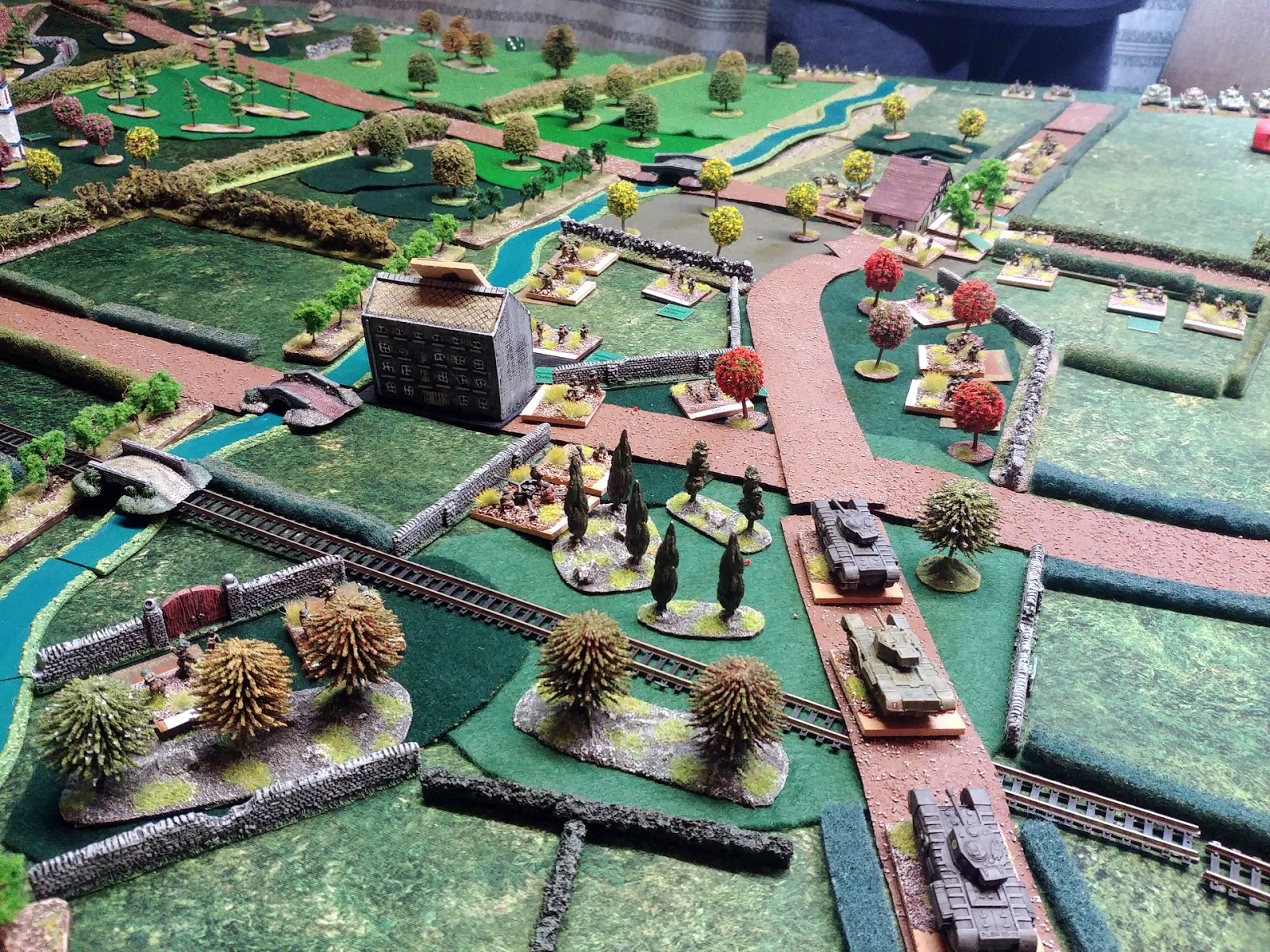 Sgt Steiner's Wargaming Blog: Test Of Battle scenario played
