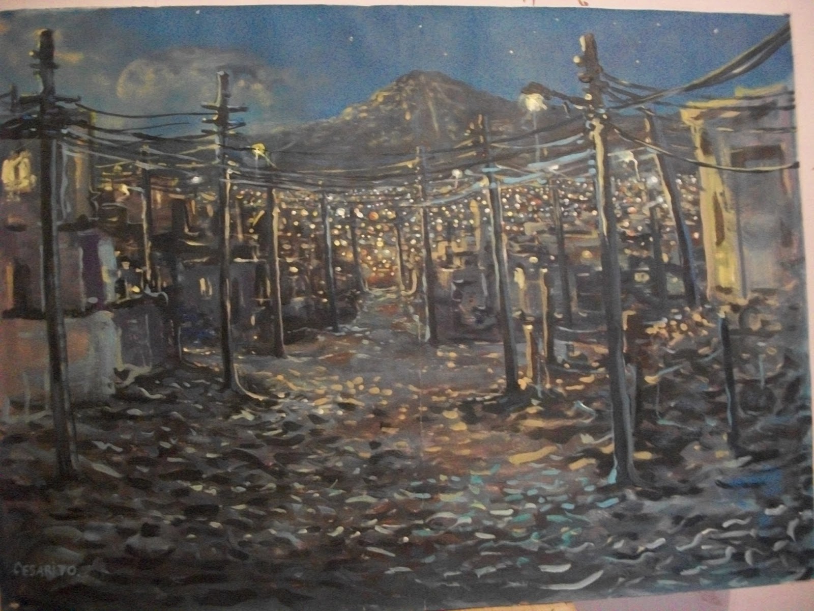 Pinturas de barrio de Cesar Barrientos