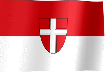 Flag of Vienna (GIF) - All Waving Flags