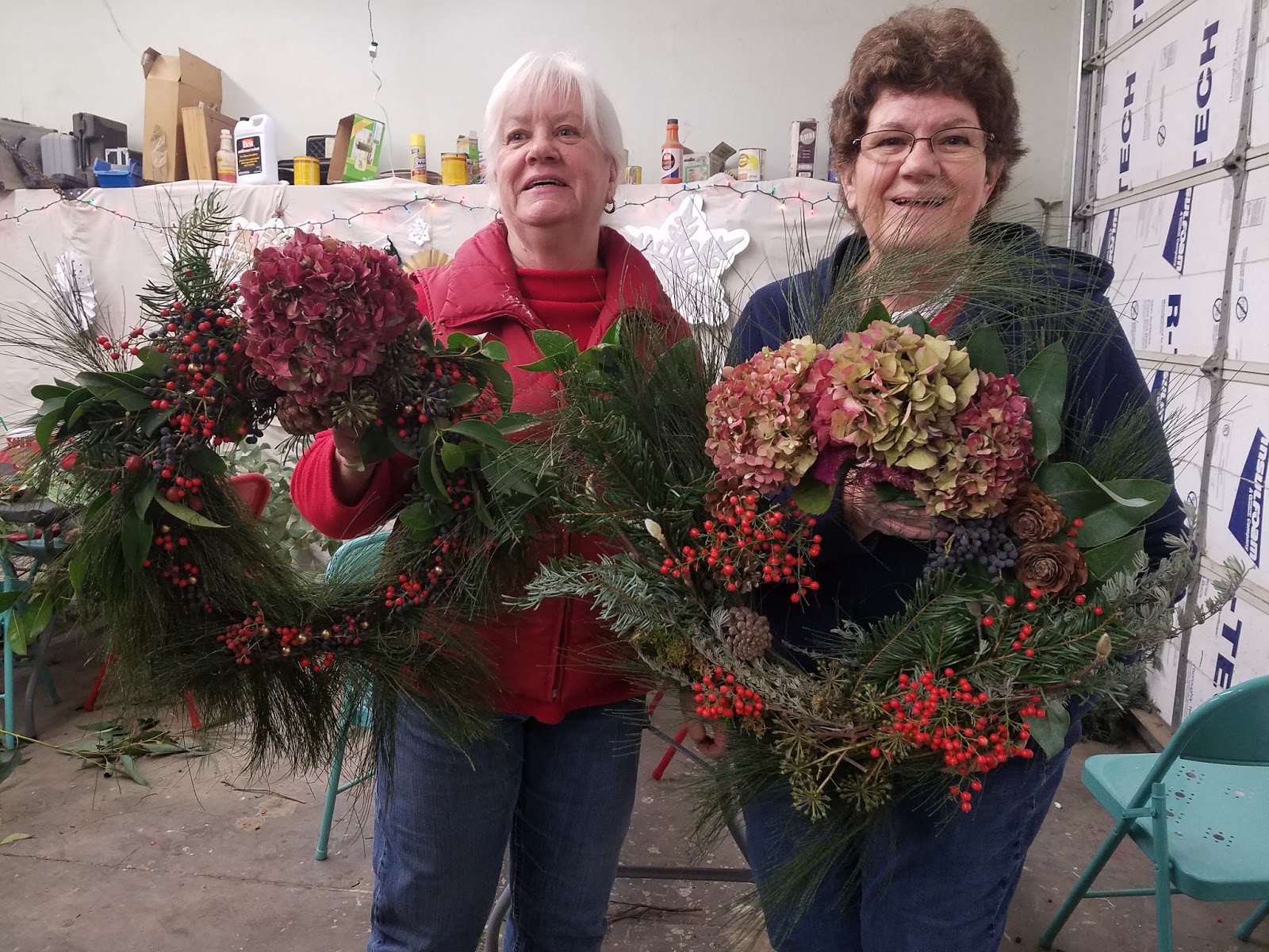 Windmill Farm: Wreath Making Classes A Wonderful Experience With Friends